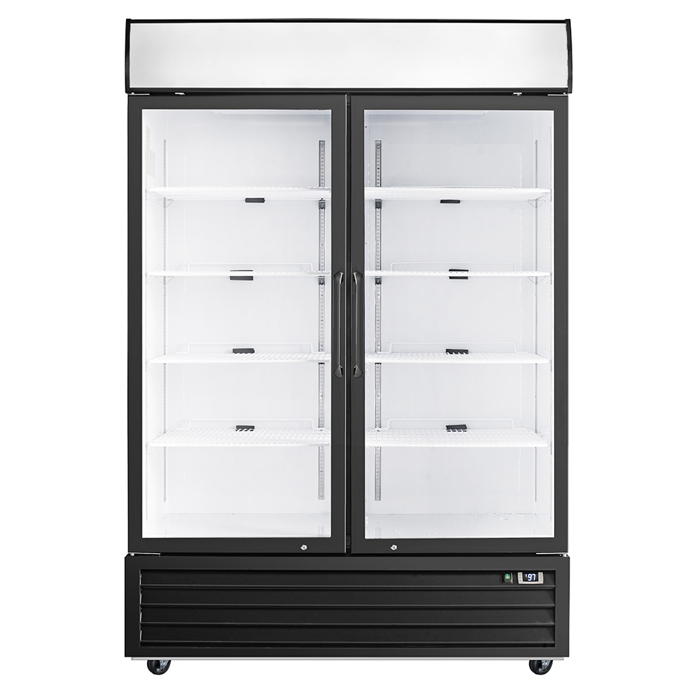 Two Door Glass Display Refrigerator – Commercial Foodservice Products